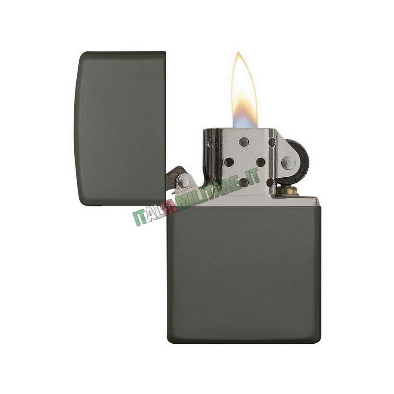 Accendino Zippo Originale Verde Opaco