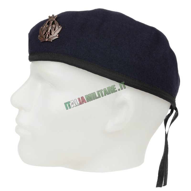 Basco Spagnolo Blu Fucilieri Aeronautica Militare con Fregio