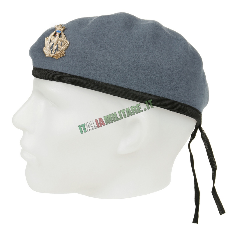 Basco Spagnolo Ceruleo Aeronautica Militare con Fregio