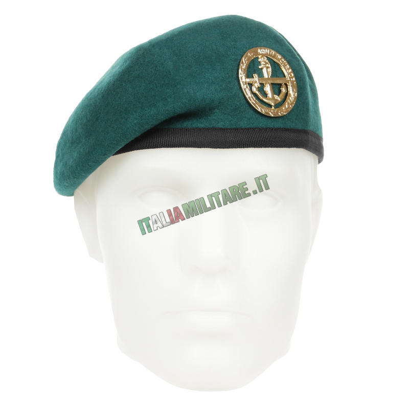 Basco Spagnolo Verde Arditi Incursori con Fregio