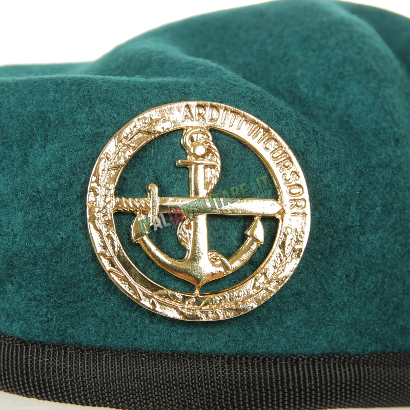 Basco Spagnolo Verde Arditi Incursori con Fregio