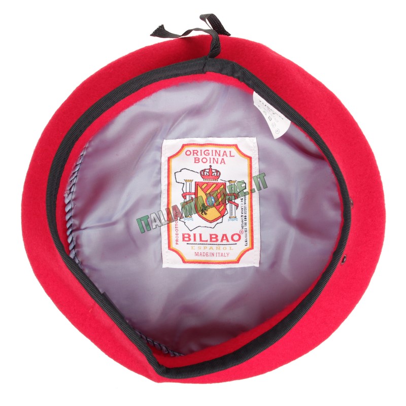 Basco Modello Spagnolo Rosso - Made in Italy