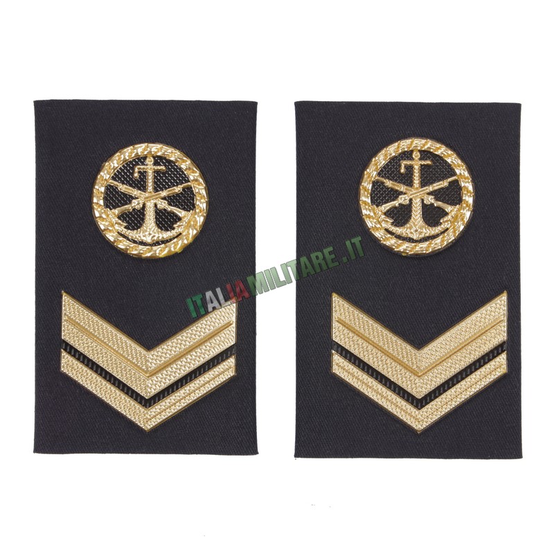 Coppia Gradi Tubolari da Fuciliere - Marina Militare