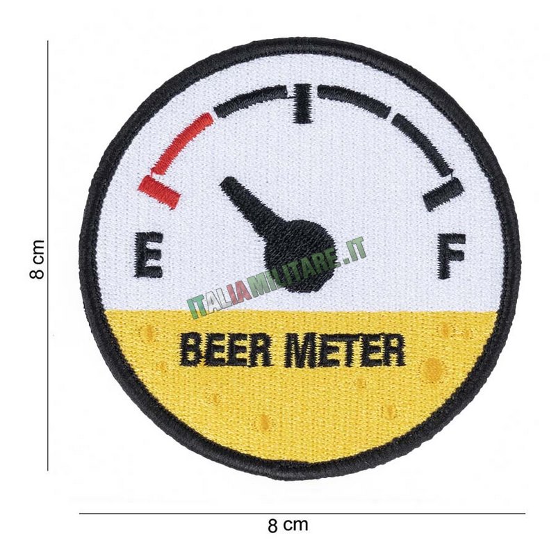 Patch Beer Meter Ricamata
