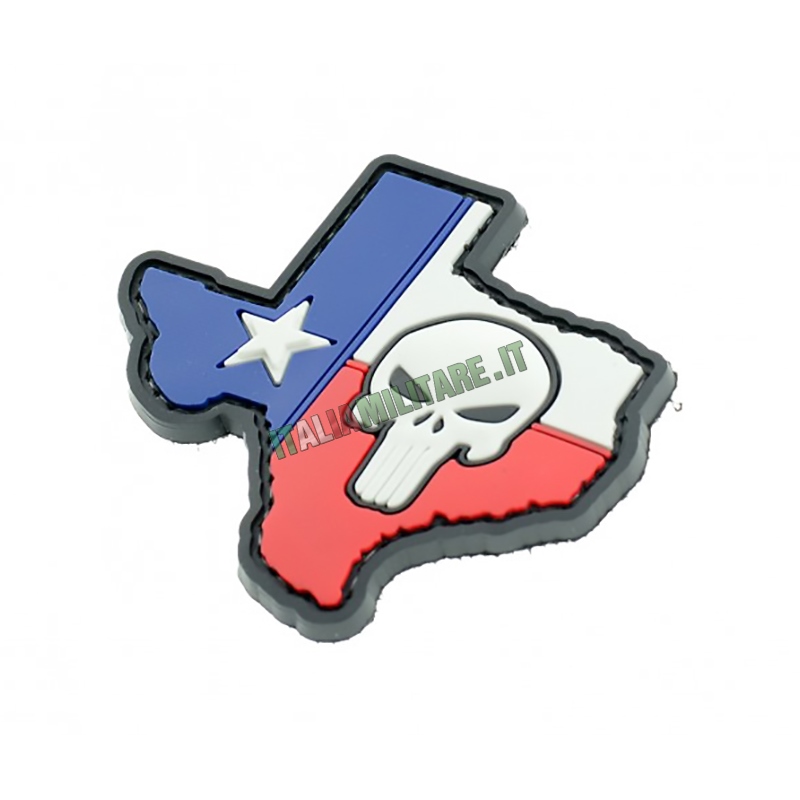 Patch PVC Punisher Bandiera Texas