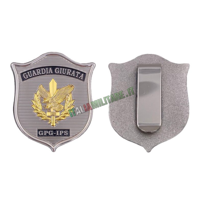 Distintivo Guardie Giurate in Metallo