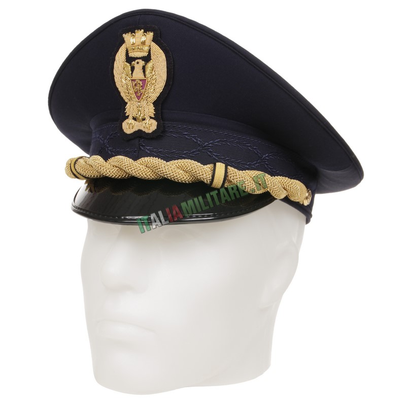 Berretto Commissario Capo Polizia di Stato - Cappello Completo!