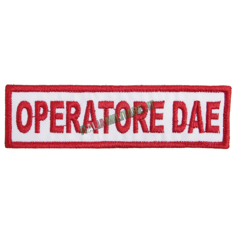 Patch soccorso, CRI e volontariato